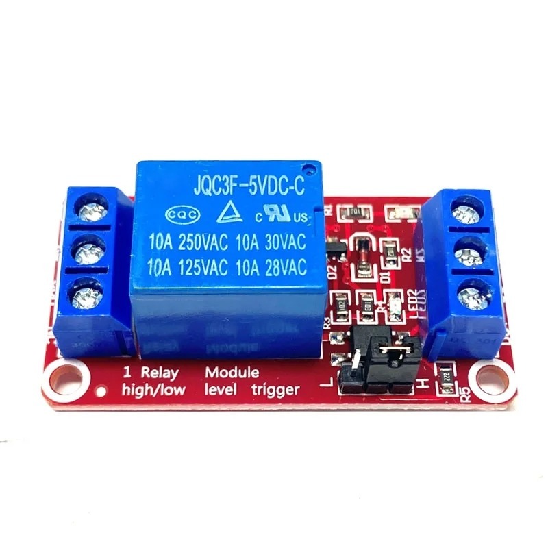 1-channel Relay Module with Optocoupler Isolation Support High Low Level Trigger One-Channel ...