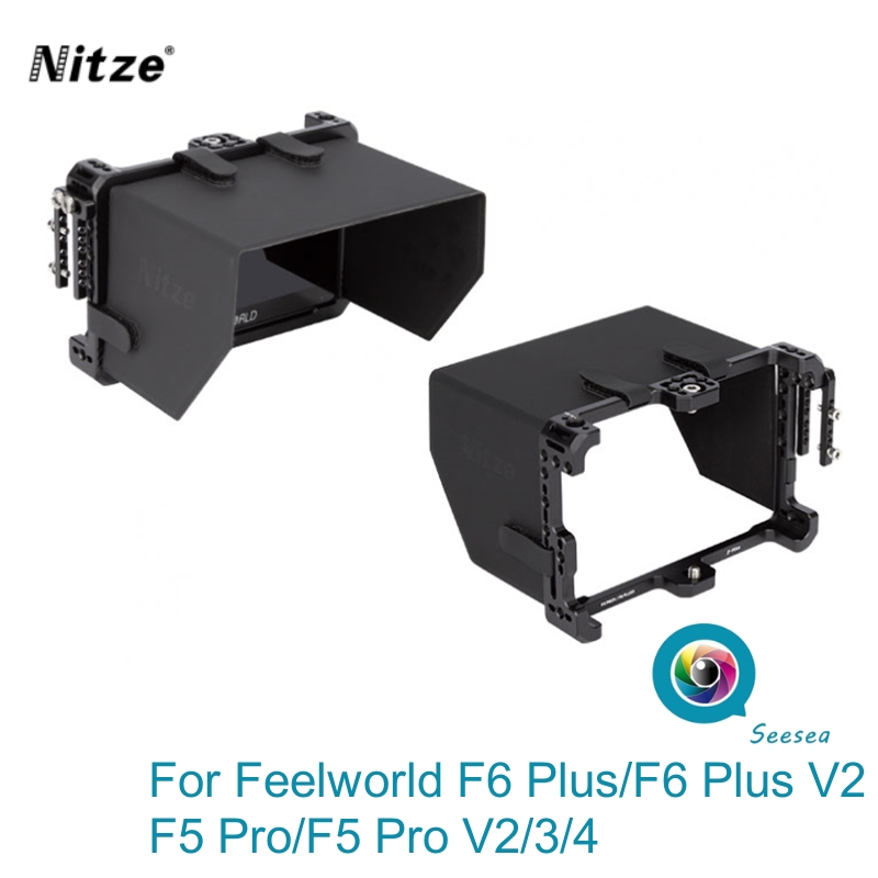 NITZE MONITOR CAGE KIT FOR FEELWORLD F6 PLUS / F5 PRO 5.5” - F6PLUS-KIT ...