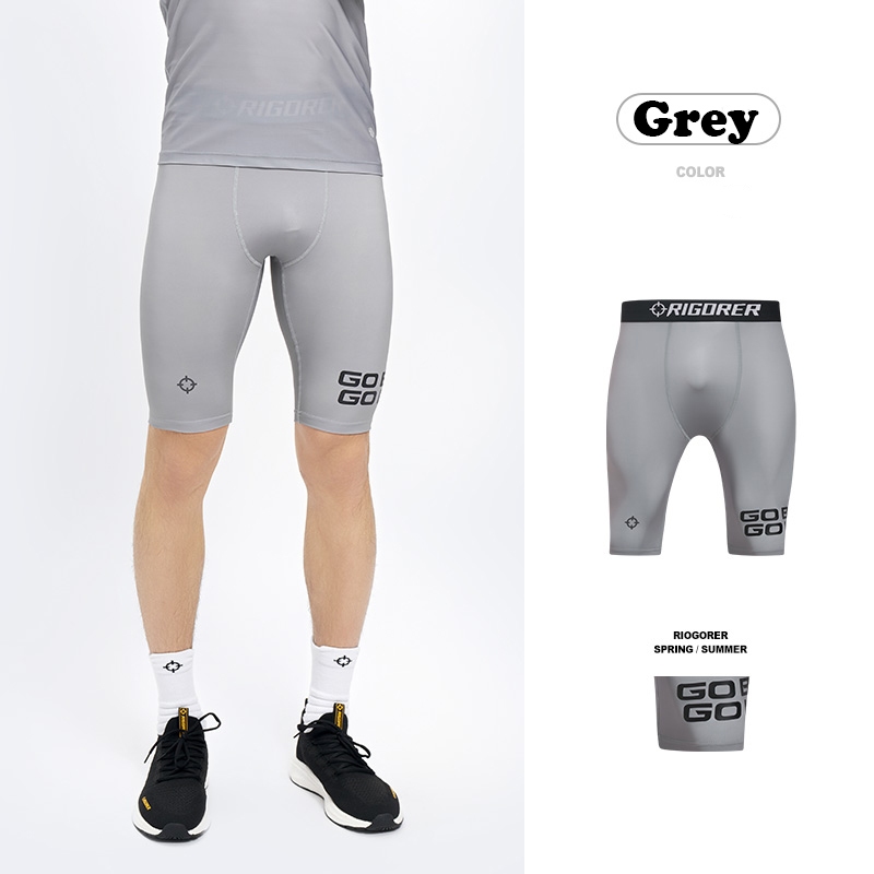 RIGORER Basketball Men's Compression Short Pants High Elastic Running ...