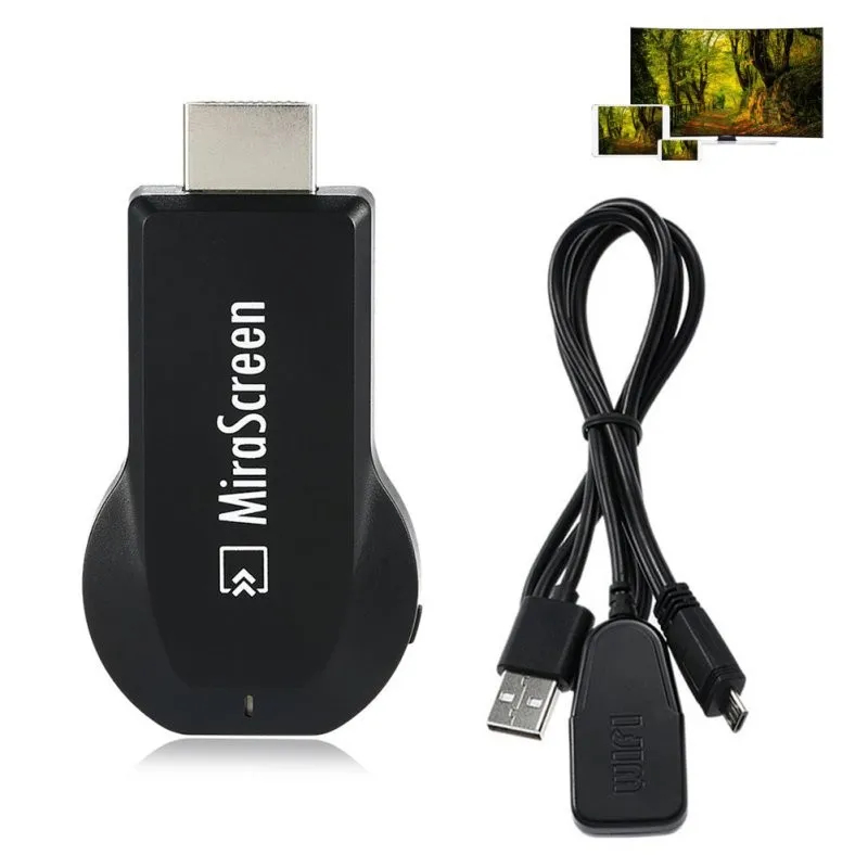 MiraScreen TV Stick HDMI-Compatible 1080P HD Dongle Wireless WiFi ...