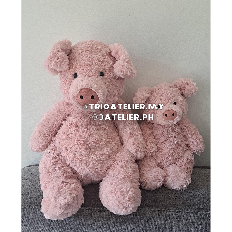 jELLYCAT Barnabus Pig Plush Toy Huge & Medium | Shopee Philippines