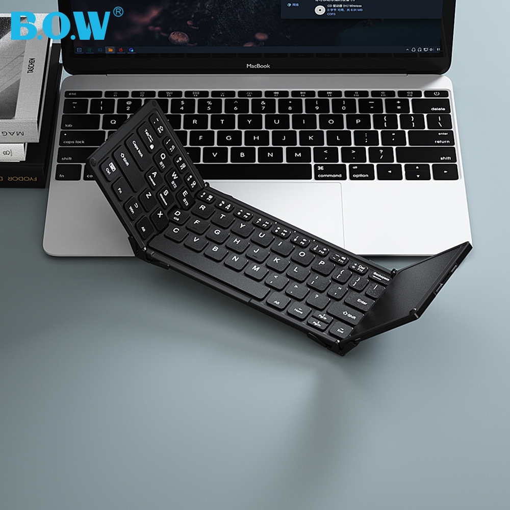 BOW Compact Portable HB318 Wireless Folding Keyboard Bluetooth ...