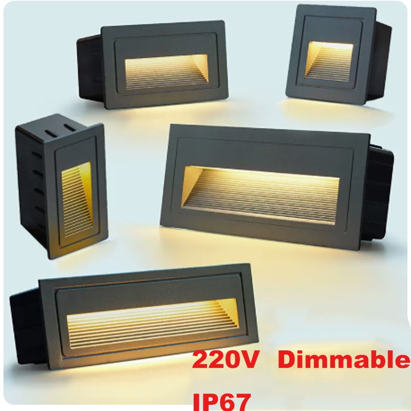 LED 3W 5w 7w Step Lights Dimmable Stair Lights IP66 Outdoor Waterproof ...