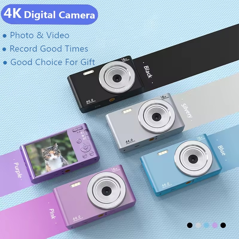 【Low Price Sale】4K Digital Camera HD Camera Selfie Portable Digital ...