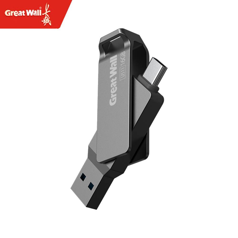 GreatWall Type C Flash Drive 32/64/128/256GB USB 3.0 OTGDual Interface ...