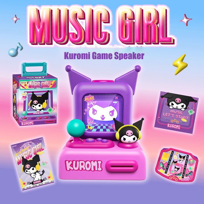 Sanrio Kuromi Anime Character Bluetooth Speaker music sound Kawaii High ...