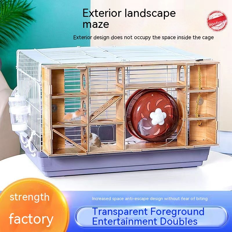 Hamster Cage Landscape Labyrinth Cage Large Cage Hamster Cage Supplies ...