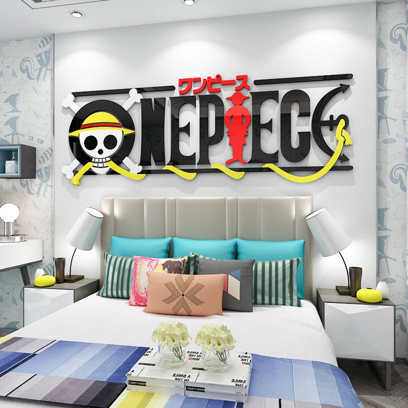 One Piece Wall Stickers Wanted Big Poster 3d Three-Dimensional Wall ...