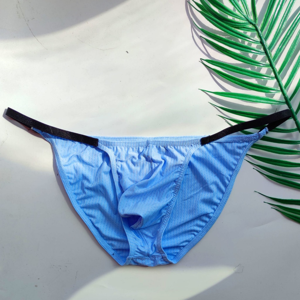 IwantU LA05 Men's Brief Underwear Low Rise Soft Nylon Bikini | Shopee ...