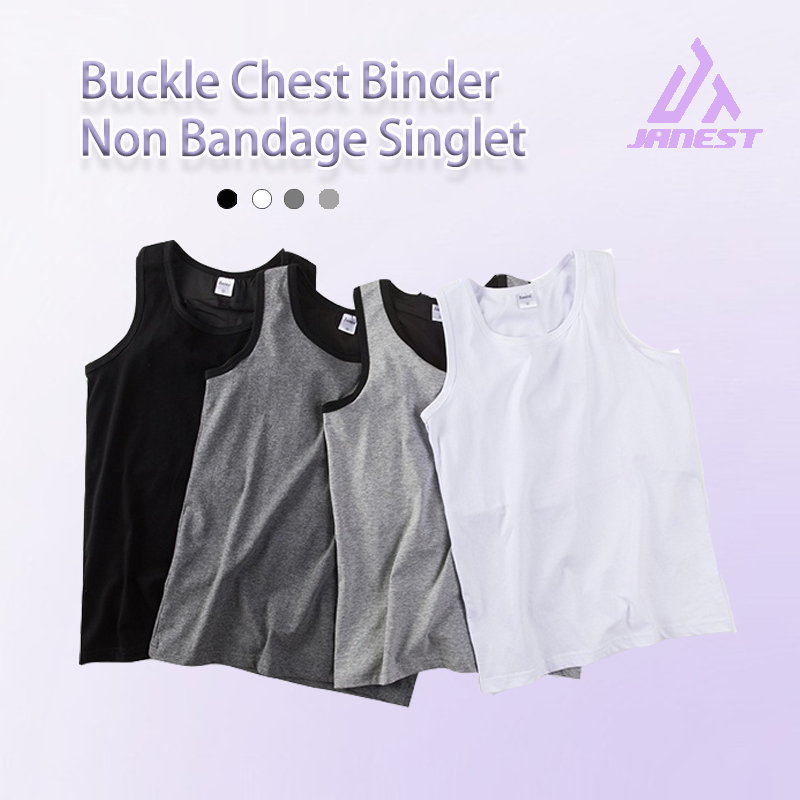 READY STOCK Corset Camiso Singlet Chest Binder Non Bandage Breathable ...