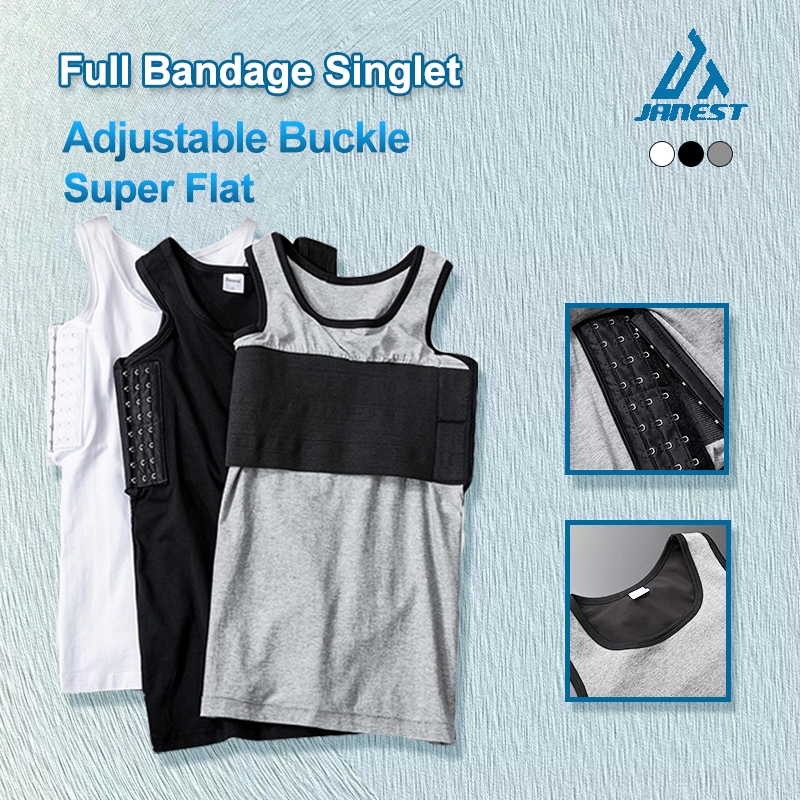 Breathable Tomboy Binder Sando Binder Bandage Vest Wide Coverage Extra ...