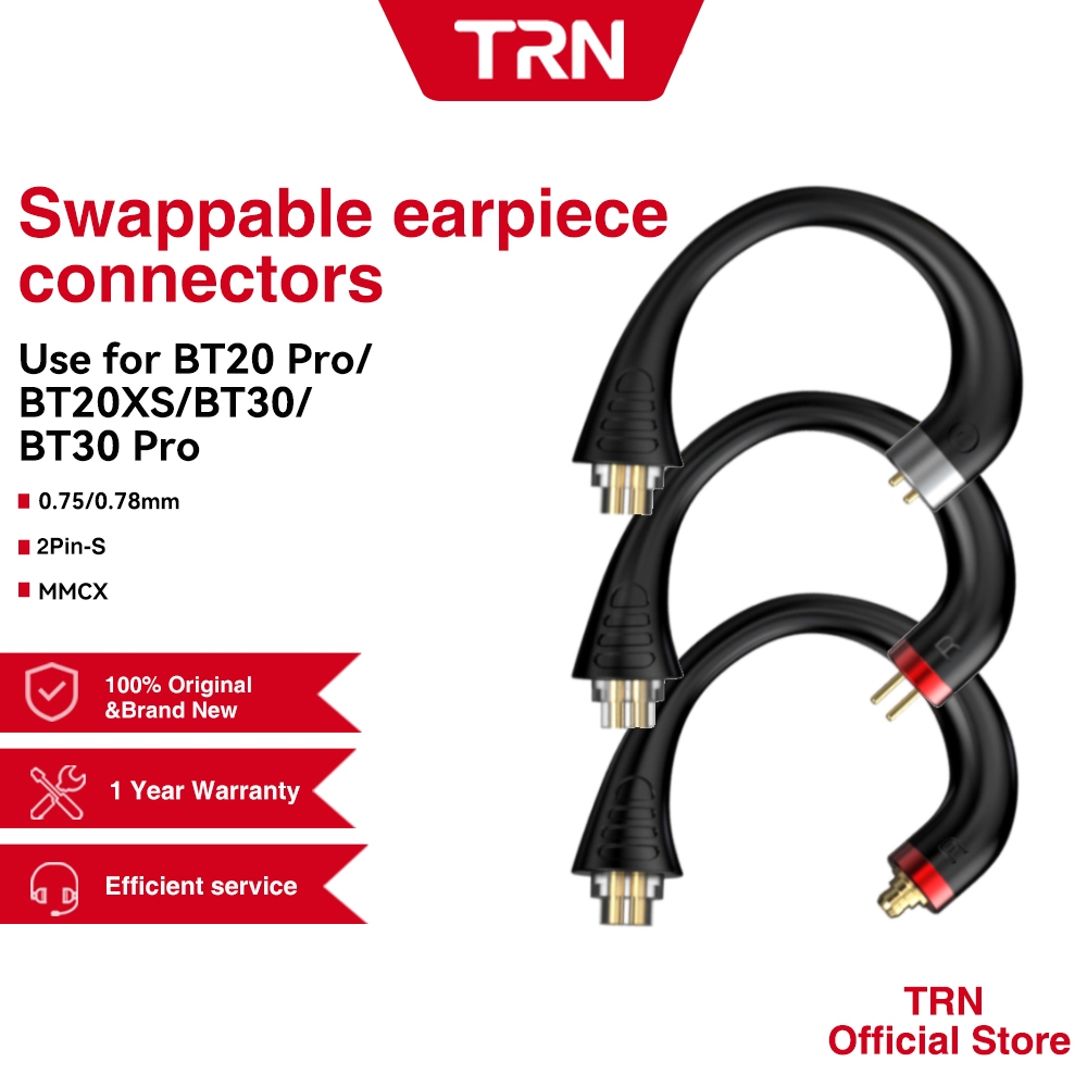 TRN BT20 Pro Dedicated Replaceable Upgrade Cable 0.75/0.78/2PIN S/MMCX ...
