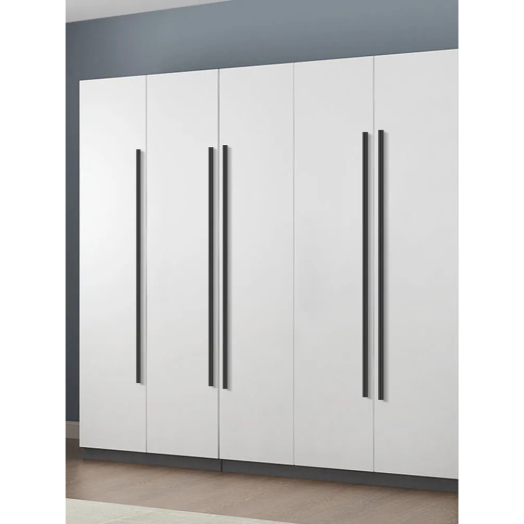 600mm 800mm Long Black Gold Solid Aluminum alloy Cabinet Handles ...