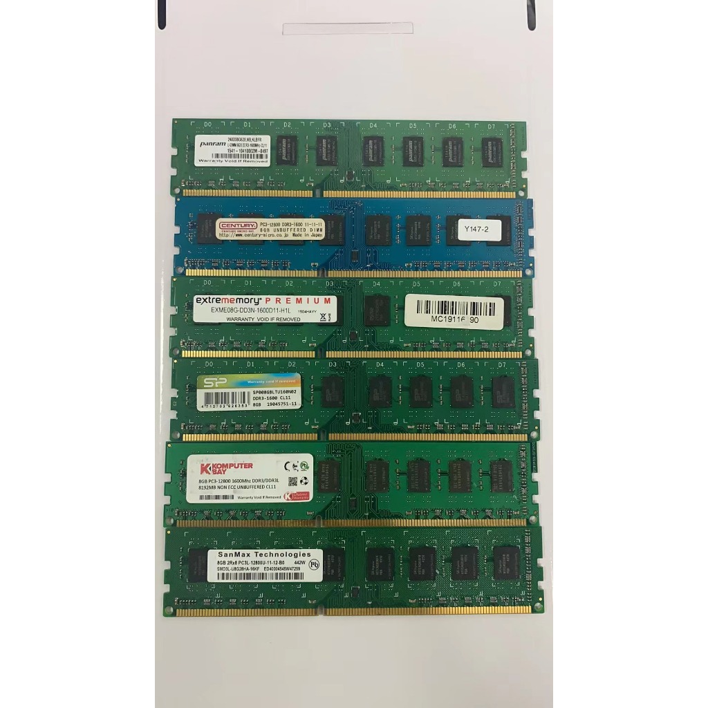 Desktop ram DDR3 8G 1600MHZ ramdon brand | Shopee Philippines
