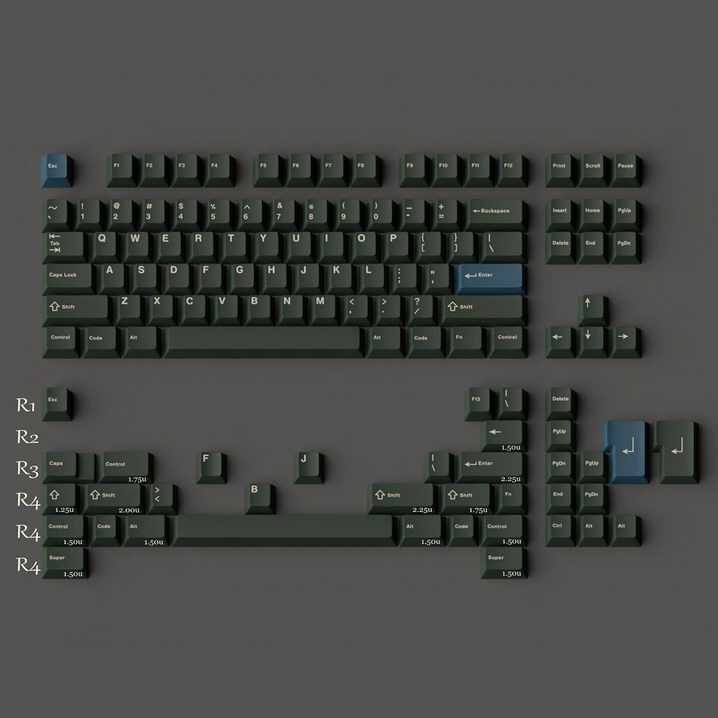 [EXTRA] ePBT Acadia Base Kit material Cherry Profile Dye-sub Compatible with Cherry MX switches ...