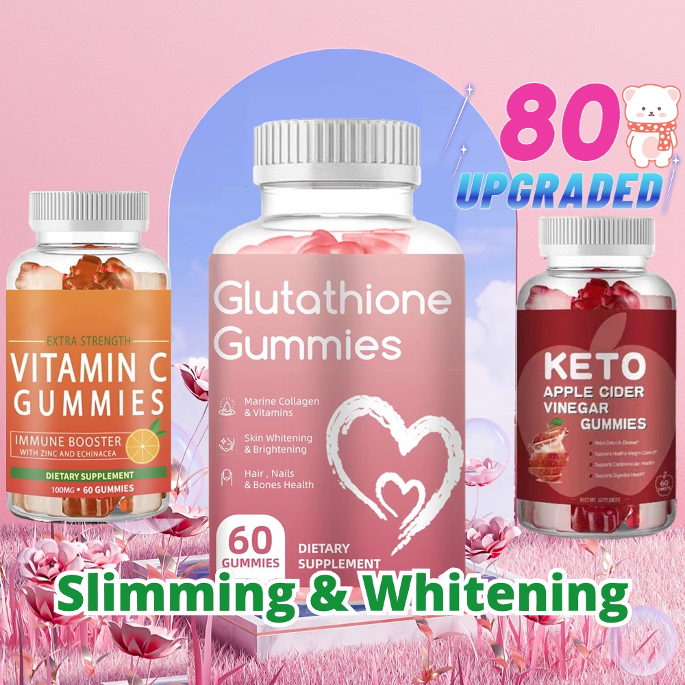 Glutathione Collagen Health and Beauty Supplements Gummies Vitamin C ...