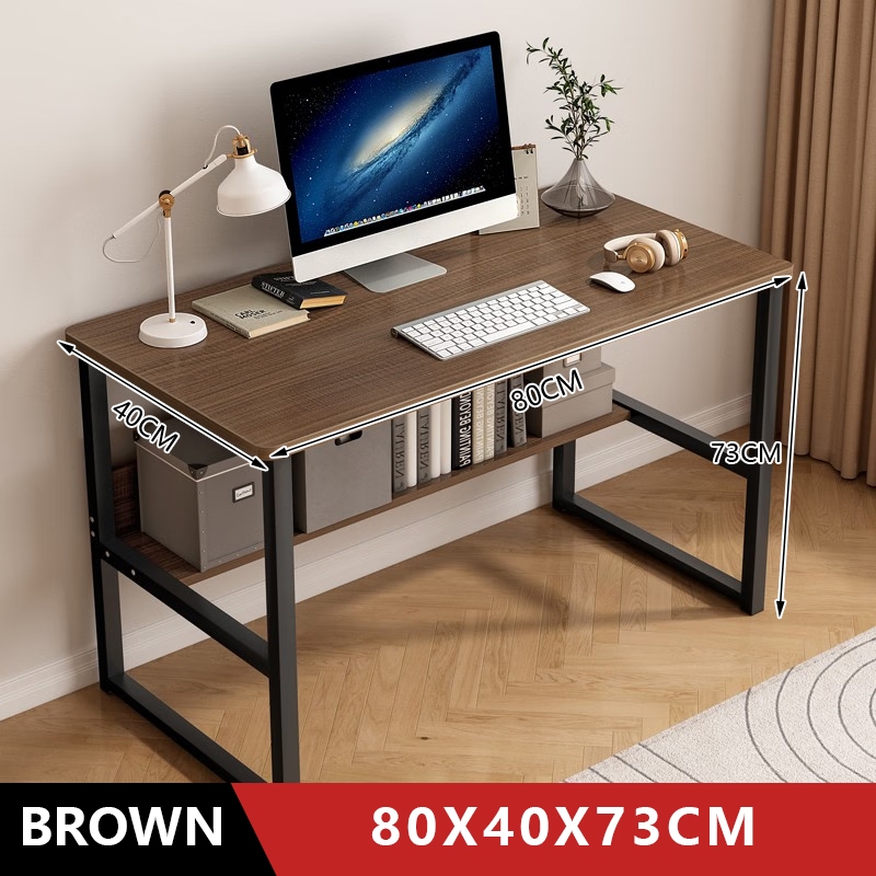 Computer desk Student desk Simple Family desk Double desk 80/100/120CM ...