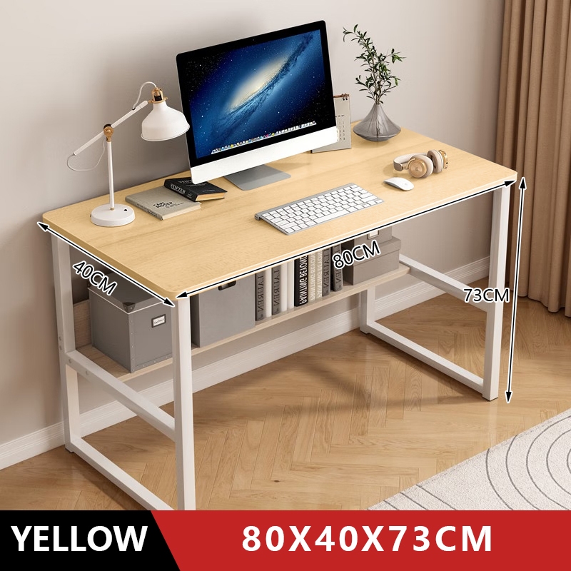Computer desk Student desk Simple Family desk Double desk 80/100/120CM ...