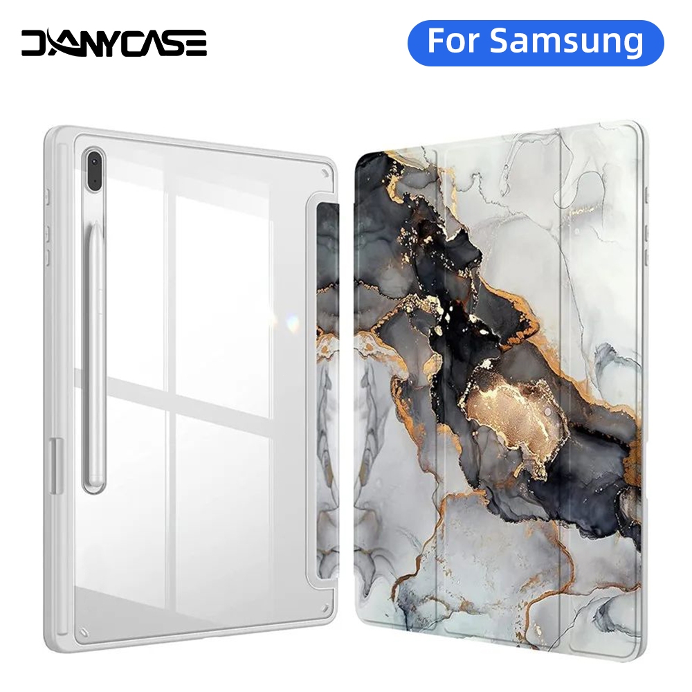 Colorful Marble Case for Samsung Galaxy Tab A9 Plus S9 FE S10 FE S8 S7 ...