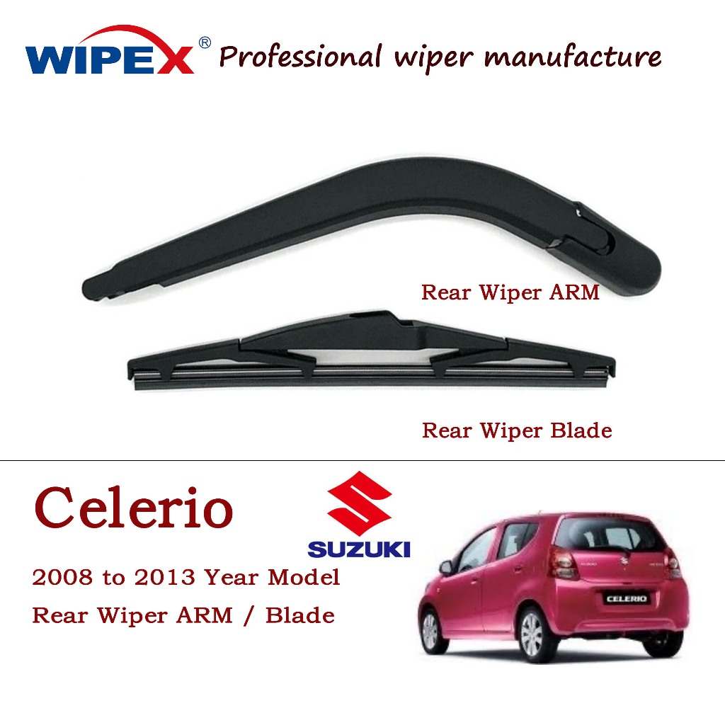 (Original) Suzuki Celerio Rear Wiper Assembly Set for 2008 to 2013 ...