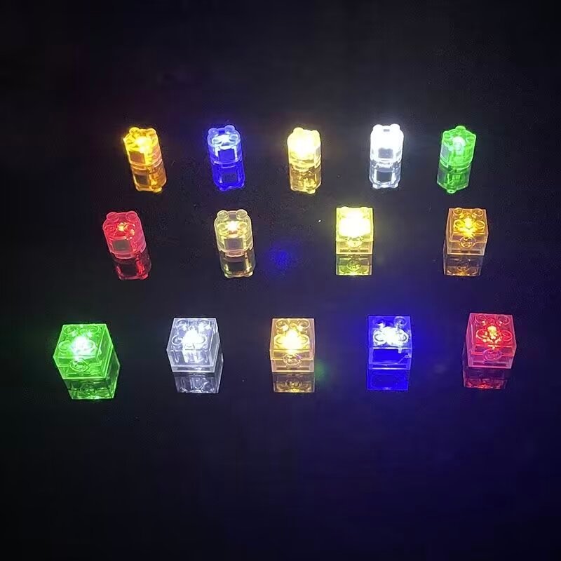 Moc Luminous Parts Small Particles 2x2 Cylindrical Building Block Light ...