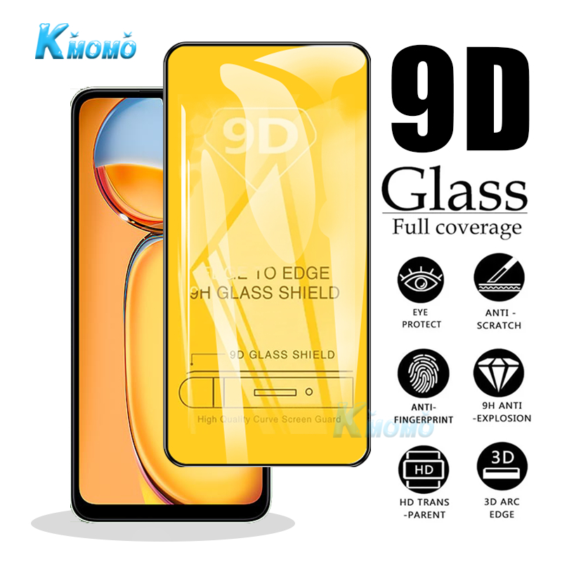 Full Temperd Glass 9D ฟิล์มกระจก แบบเต็มจอ Xiaomi POCO C65 C55 Redmi 14c A3 13C A1 A2 12 12c ...
