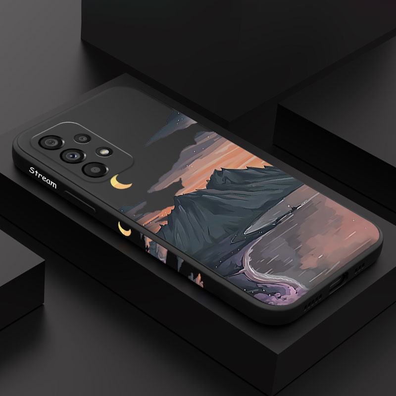 Beautiful River Phone Case For Samsung Galaxy A73 A72 A53 A52 A52S A42 A33 A32 A23 4G 5G Cover ...