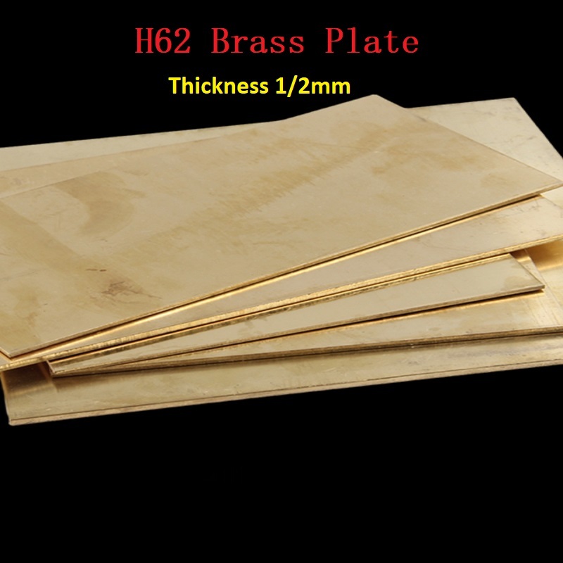 1/1.5mm Thick H62 Brass Plate Processed Copper Sheet-1Pcs | Shopee ...