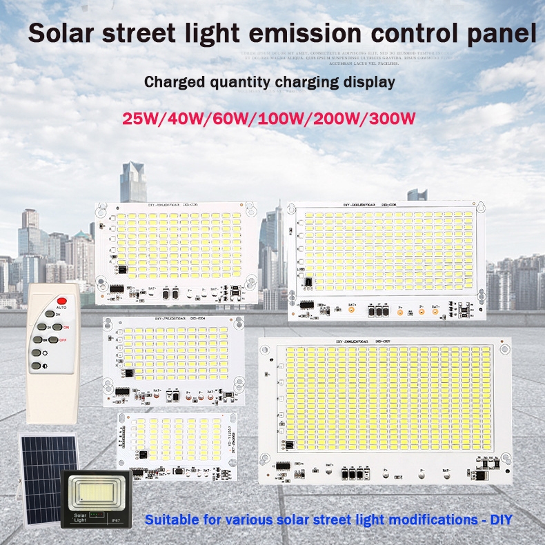 Led Solar street light source control panel 3.2-3.7V 5-7V charging ...