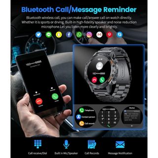 LIGE BT Call Smart Watch Original Men 100+ Sports Multifunction Fitness ...