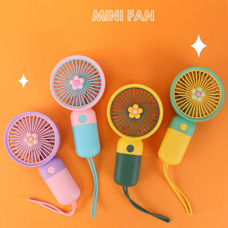 Small Fan Handheld USB Charging Fan Mini Fruit Portable Fan Office ...