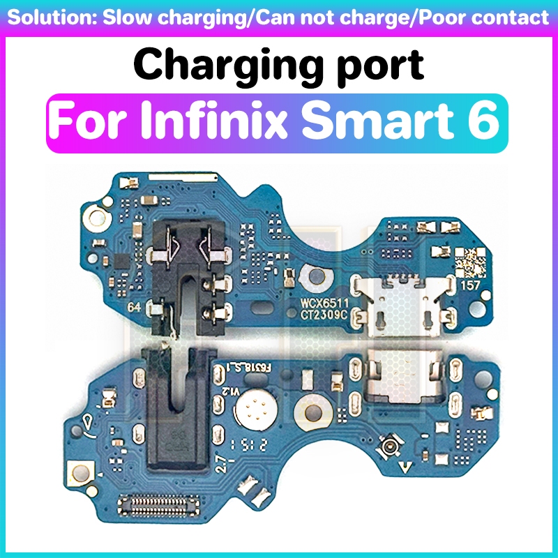 USB Charging charger port board for infinix smart 6 X6511 USB Port ...