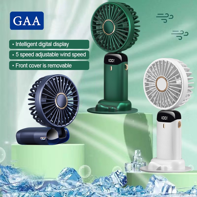 GAA 10000mAH Portable Mini Fan USB Rechargeable Adjustable Cooling Fan ...