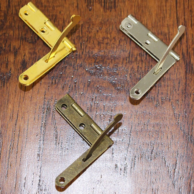 MAI 10pcs 90° 30X33mm Angle Wooden Box Supports Hinge for Small Wooden ...