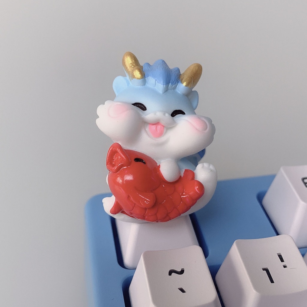 New Year's The Loong Chinese Zodiac Personality Keycap Lovely dragon ...