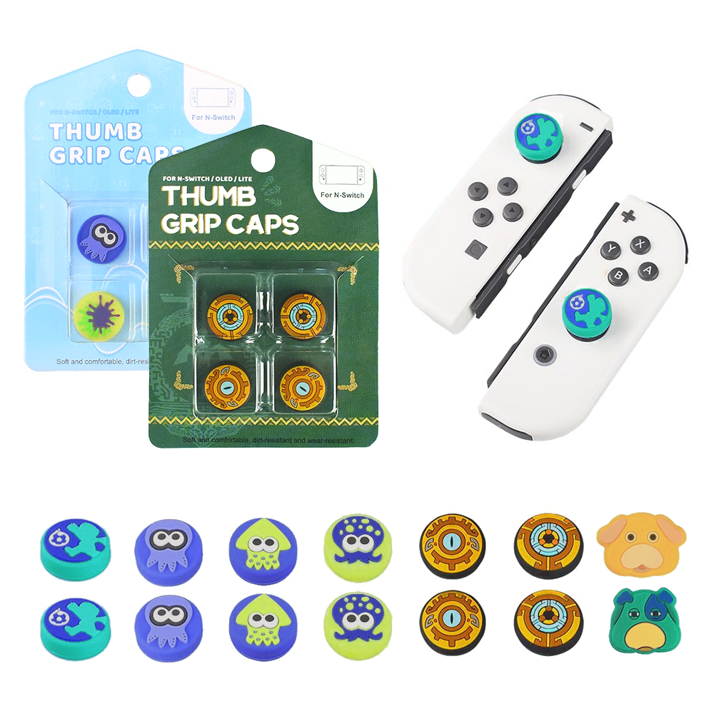 Switch Rocker Caps 1 Pair (2 pcs) Game Theme Design for Nintendo Switch ...