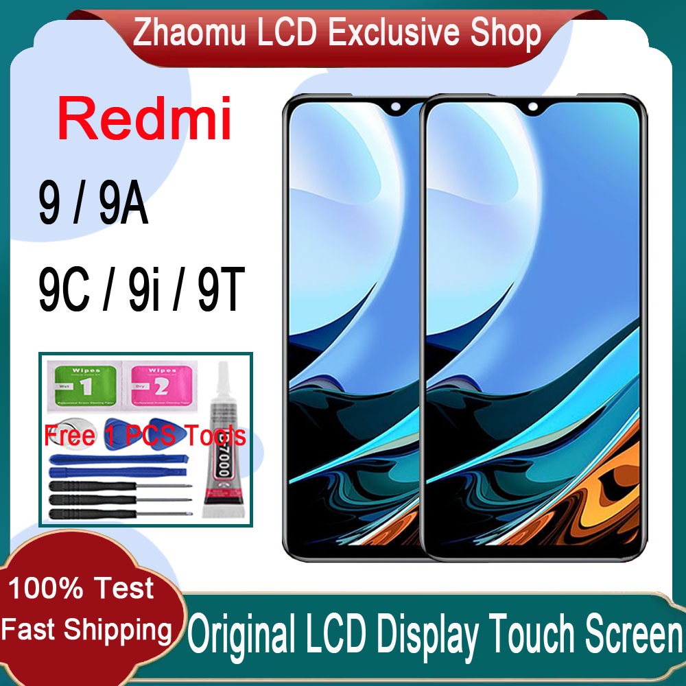 Original Redmi 9 9A 9C 9i 9T LCD Display Touch Screen With Frame ...