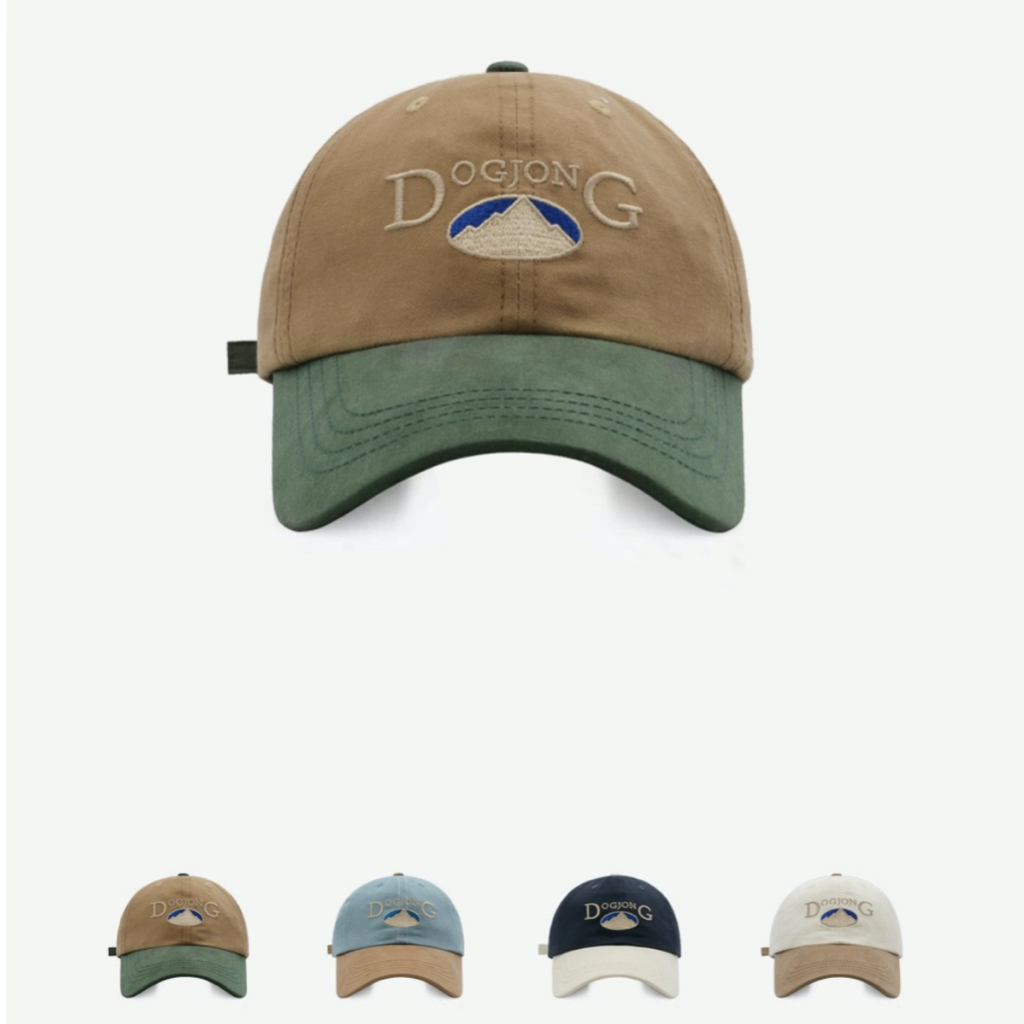 Color Matching Baseball Cap Letter Embroidery Soft Top Hat Spring ...