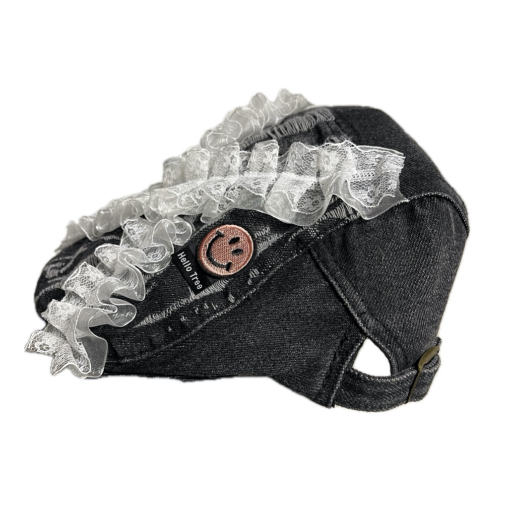 Original Lace Forward Hat Asian Culture y2k Hot Girl Cowboy Cap Forward ...