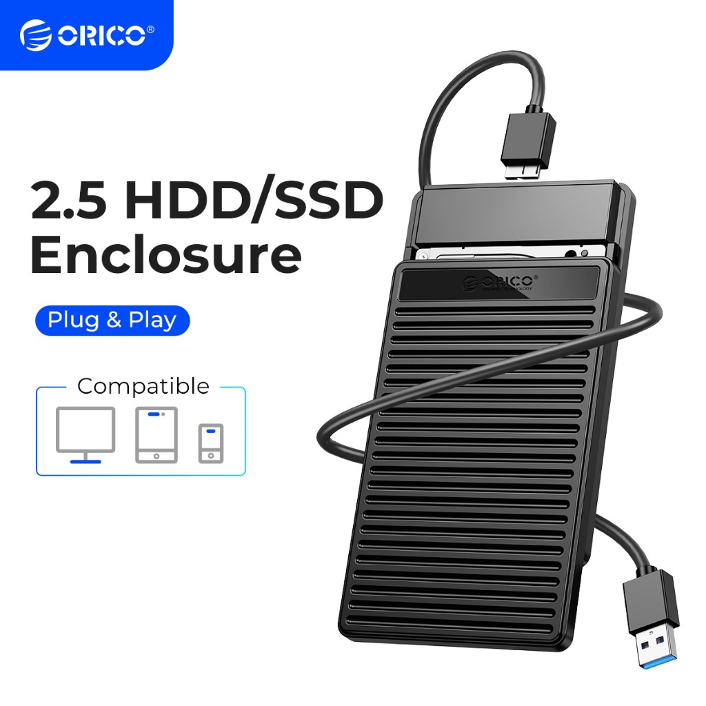 ORICO hdd Enclosure 2.5 SATA to USB 3.0 Type C External Hard Disk Case ...