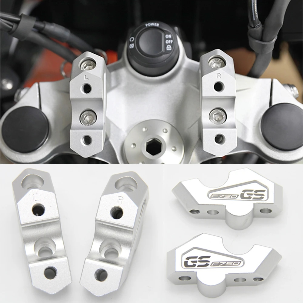 Motorcycle Handlebar Riser fat handleBars Clamp for bmw F750GS F750 ...