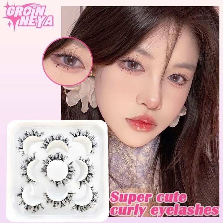 Groinneya Lashes 3d Faux Mink 10 15mm Natural False Eyelashes Dramatic