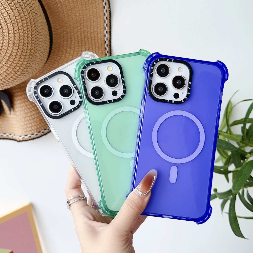 Case Tify Magnetic Shockproof Casing For iPhone 16 Pro max 15 promax 14 ...