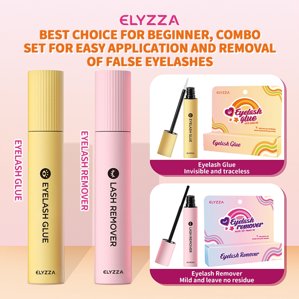 Elyzza Lashes 4.5ml Remover 2-3 Days Arrival Easy To Clean With Blush ...