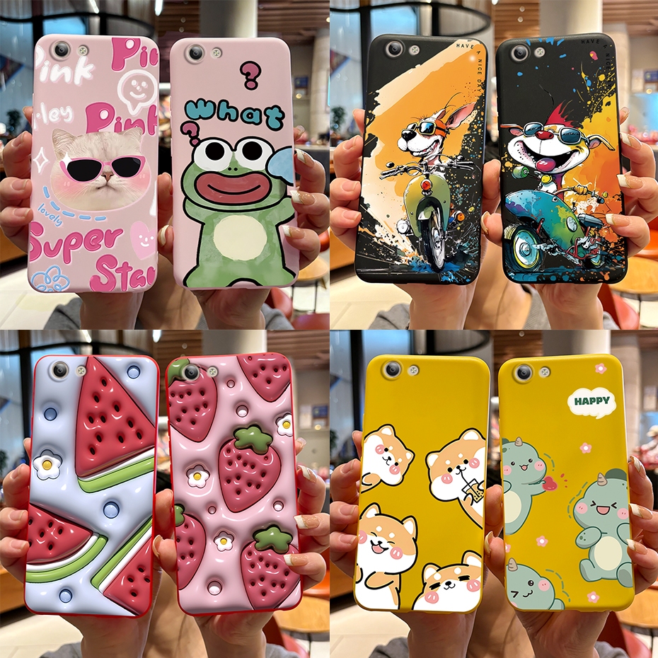 For vivo y53 y53i y55 y55s y55a y55l case Newest Cartoon Silicone Soft ...