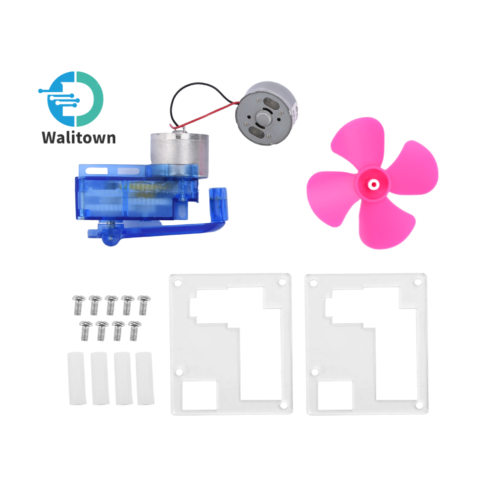 Mini Generator Motors 0-6V DC Motor with Fan Leaf for DIY Electronic ...