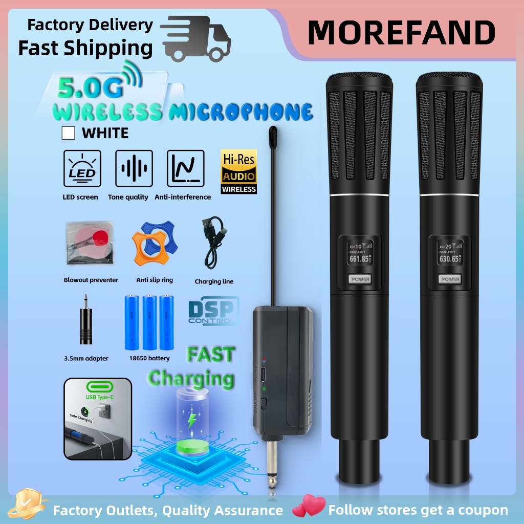 Wireless Microphone singing Wireless microphone rechargeable microphone ...