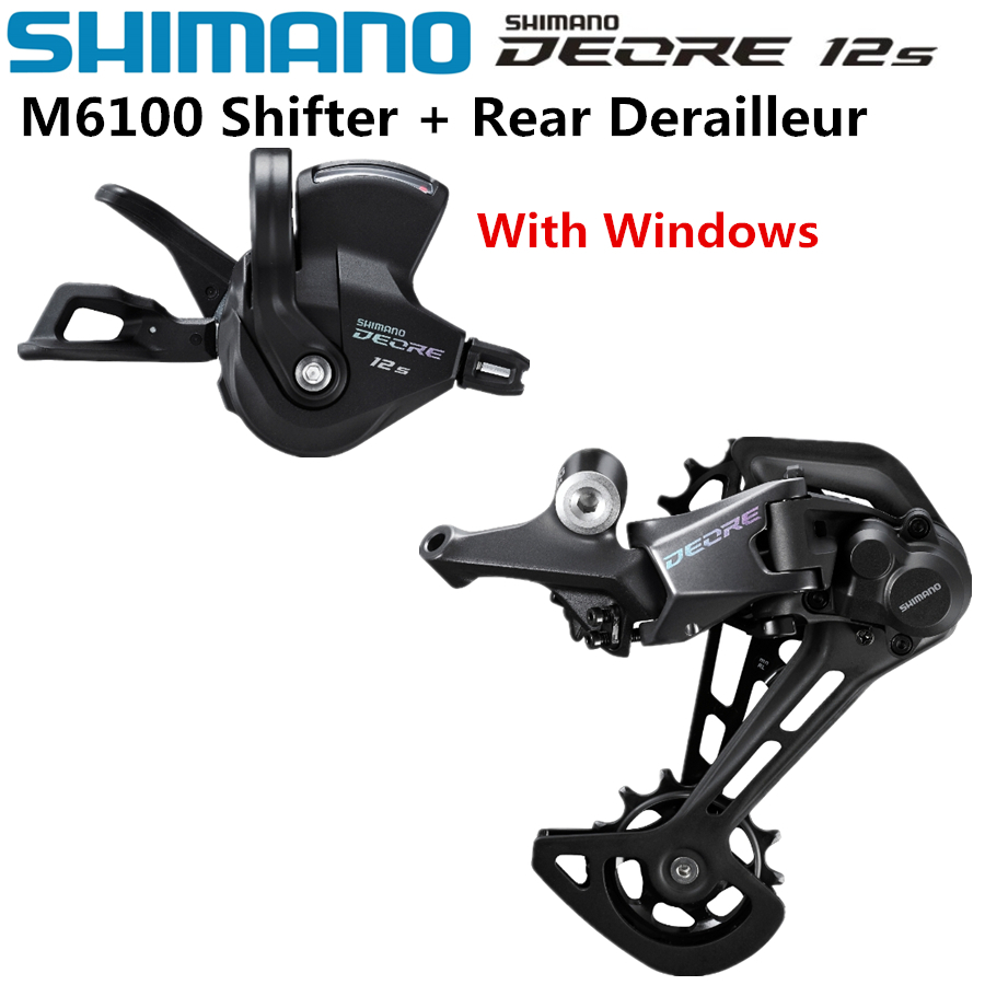 SHIMANO DEORE M6100 12s Groupset SL M6100 SHIFT LEVER RD M6100 SGS REAR ...