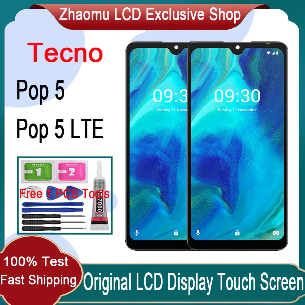 Original Tecno Pop 5 Pop 5 LTE LCD Display Touch Screen Replacement ...