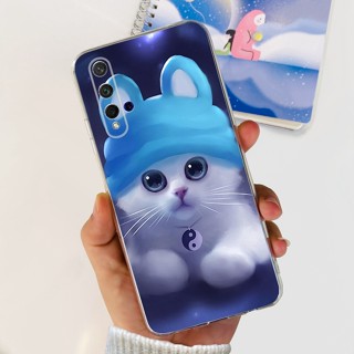 Huawei Nova 5T Cute Flower Cat Printed Casing Nova5T YAL-L21 YAL-L61 ...